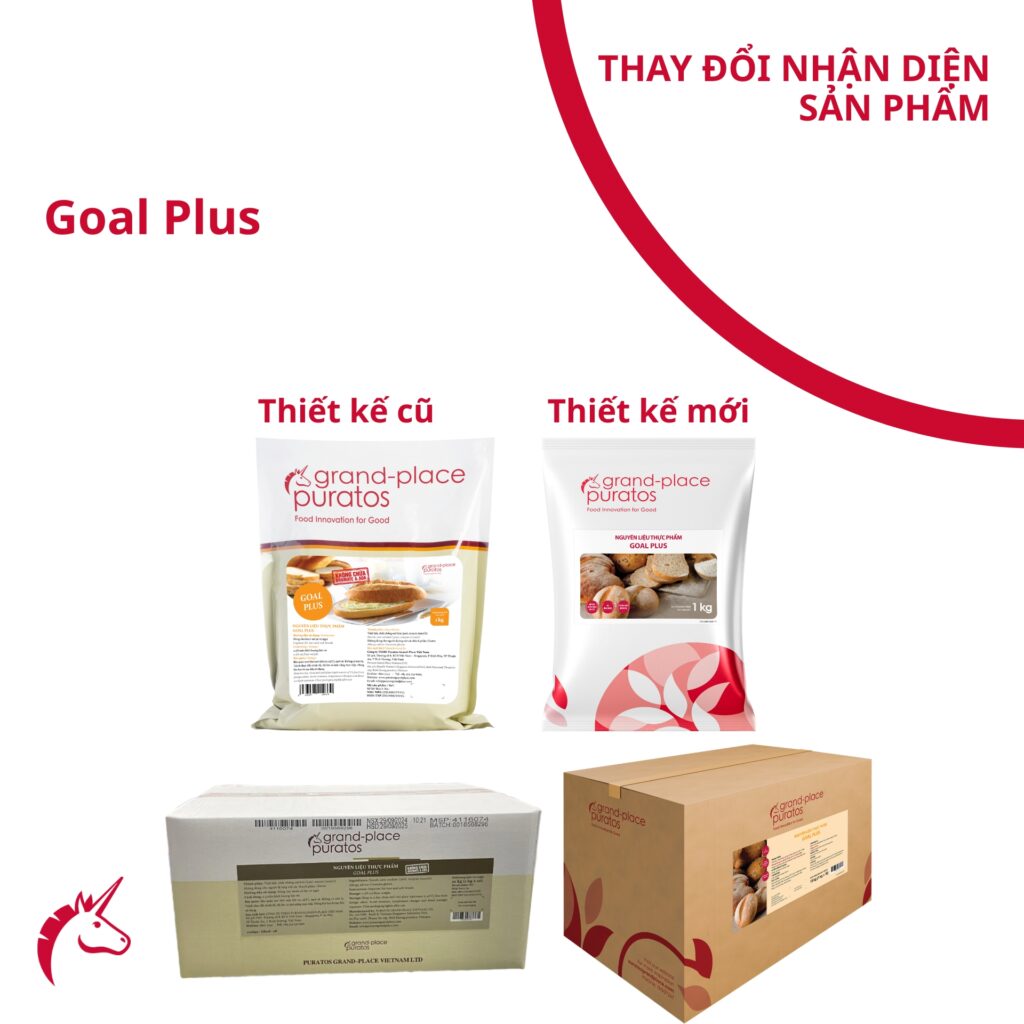 Phụ gia bánh mì Goal Plus Puratos 1kg – Ong Vàng Food