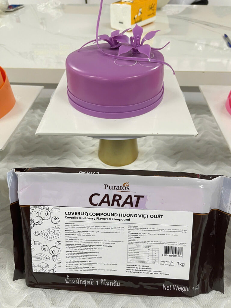 Socola Compound Hương Việt Quất 1kg – Ong Vàng Food